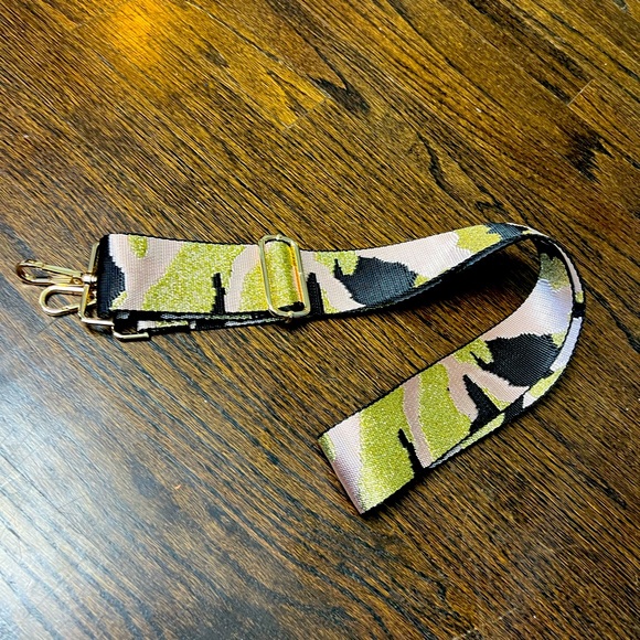 Ah- Dorned | Bags | Ahdorned Interchangable Purse Strap Gold Pink And ...